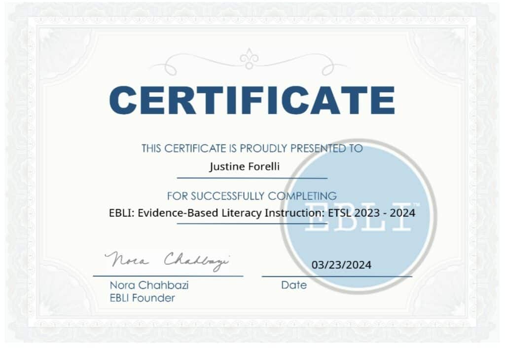 Becoming a Certified EBLI Instructor Has Made Me the Best Tutor Ever